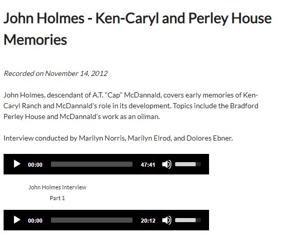 Oral Histories - Ken-Caryl Ranch